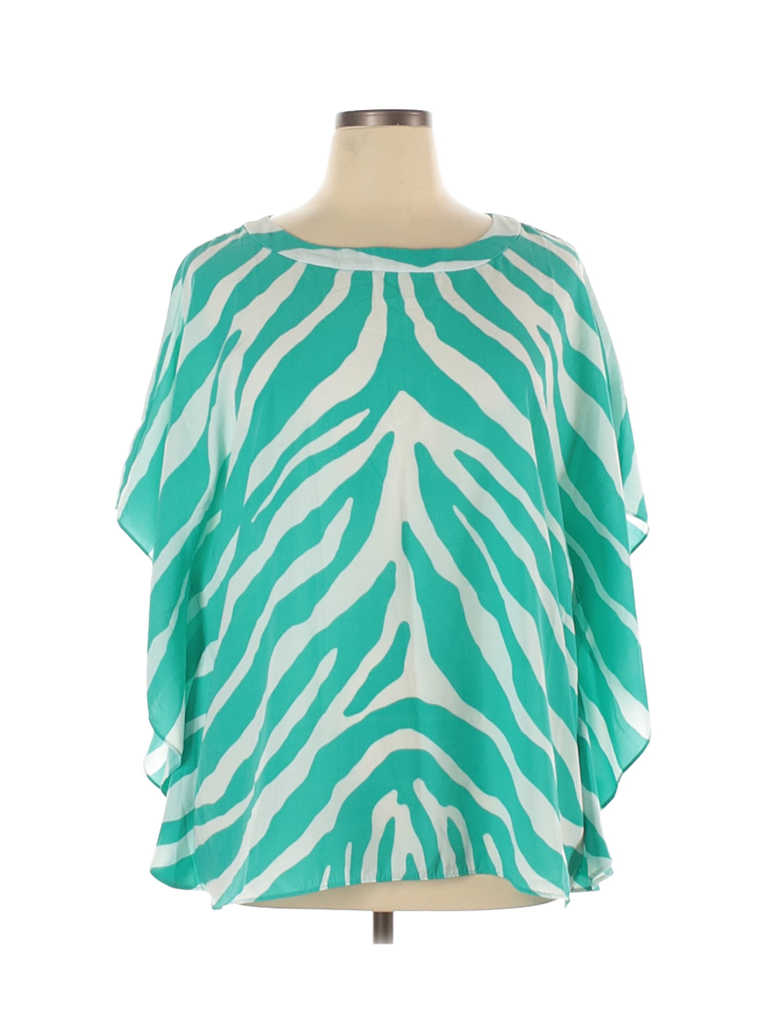 Susan Graver Pre Owned Susan Graver Womens Size Xl Short Sleeve