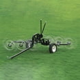 Yard Tuff 55-Inch Steel Tow-Behind Acreage Rake, ATV Lawn Garden ...