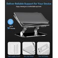 Foldable Laptop Stand, Portable Ergonomic Computer Stand for Laptop ...