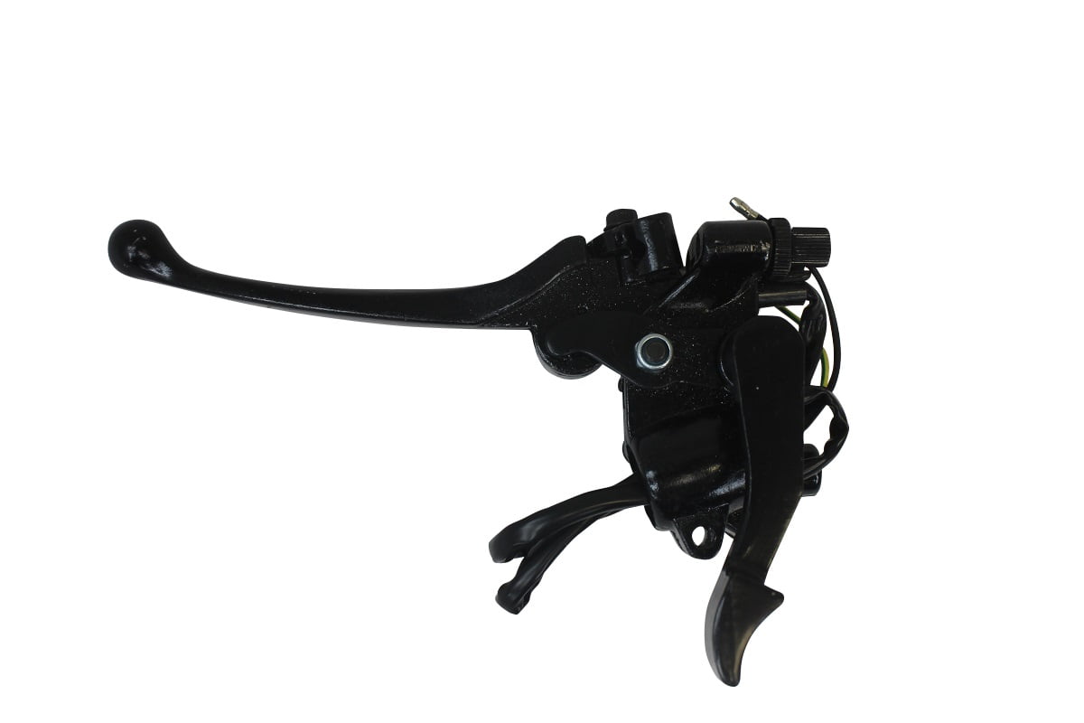 Thumb Throttle Dual Brake Lever Right Handle ATV Quad 50cc 110cc 150cc ...