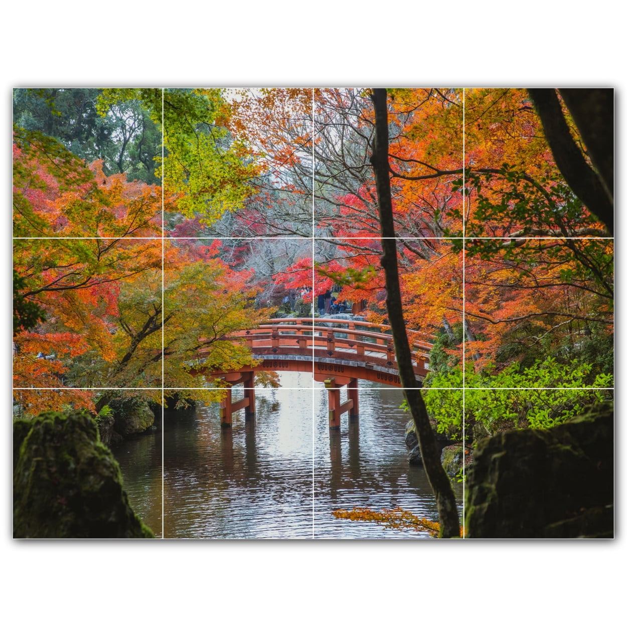 Picture-Tiles.com: Bridge Ceramic Tile Wall Mural WAL500270-43L. 32"W x ...