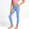 9-10 Years Teen Girls Yoga Leggings Fitness Running Pants Fashionable ...