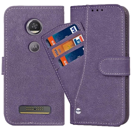 Asuwish Motorola Moto Z4 Wallet Case,Luxury Leather Phone Cases with ...