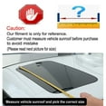 Sun Moon Roof Window Sunroof Moonroof Visor Shade Guard Deflector ...