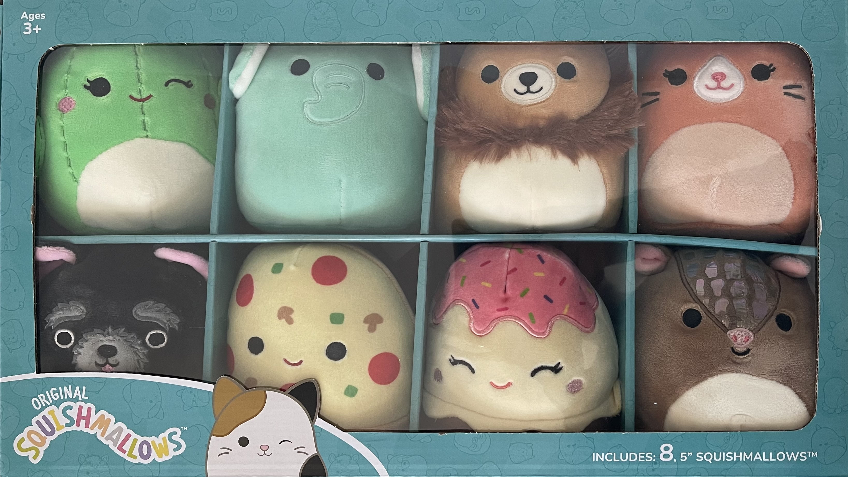 Squishmallows 5" Mini Plush Set - Pack of 8 - Friend Squad 2 - Walmart.com