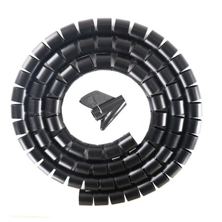 SICED 10M /10 mm Flexible Spiral Cable Wire Protector Cable Organizer ...