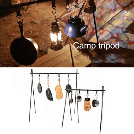 Folding Hanging Rack Travel Camping Shelf Triangle Camping Shelf ...