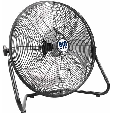 MaxxAir 20 in. High Velocity Floor Fan with 3-Speed, Tilting, Metal ...