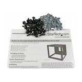 StarTech.com 12U Hinged Open Frame Wall Mount Server Rack - 4 Post 22 ...