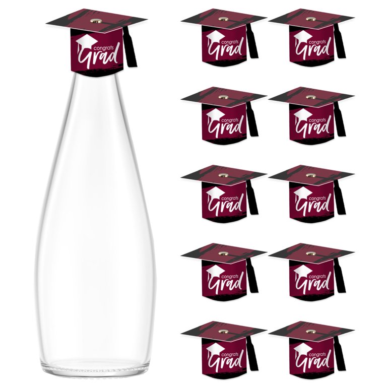 Burgundy Graduation Centerpieces