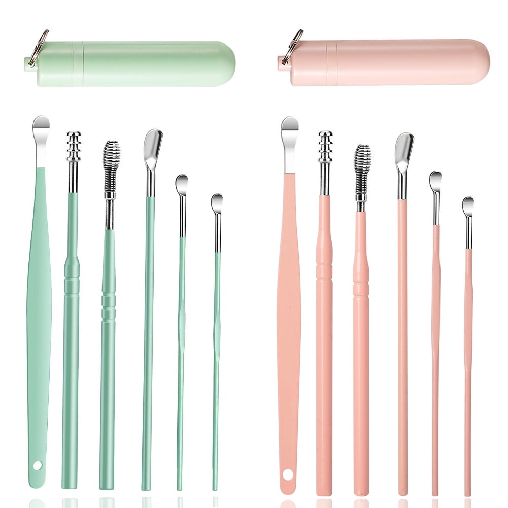 Gegong 12Piece Ear Pick Earwax Removal Kit Stainless Steel Ear Wax ...