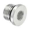 Uxcell 1/2-20UNF Internal Hex Head Pipe Fitting Plug, Male Thread 45# Steel Socket Plug with ...