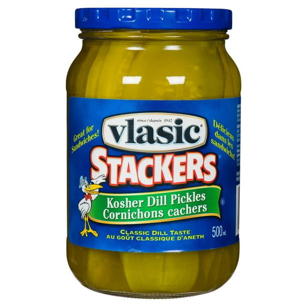 Vlasic Stackers Kosher Dill Pickles - Walmart.ca