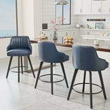 Ktaxon Swivel Bar Stools Set of 2, 35" Counter Height Adjustable Bar ...