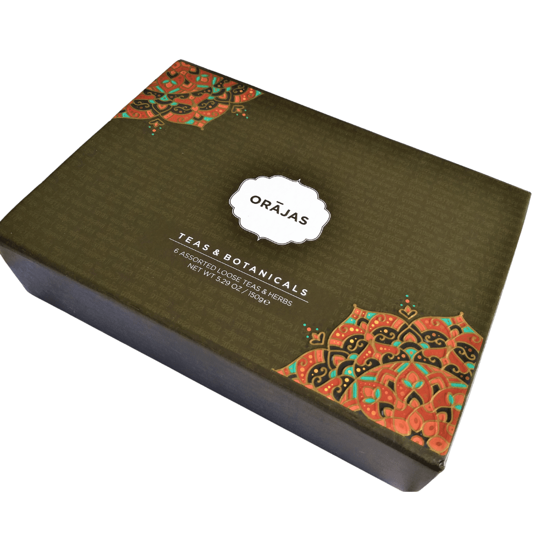ORAJAS Assorted Tea Gift Set 6 Teas In A Tea Sampler Gift Box 100 orajas-assorted-tea-gift-set-6-teas-in-a-tea-sampler-gift-box-100
