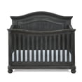 Heritage Baby Products Charleston 4-in-1 Convertible Wood Crib in Brown ...