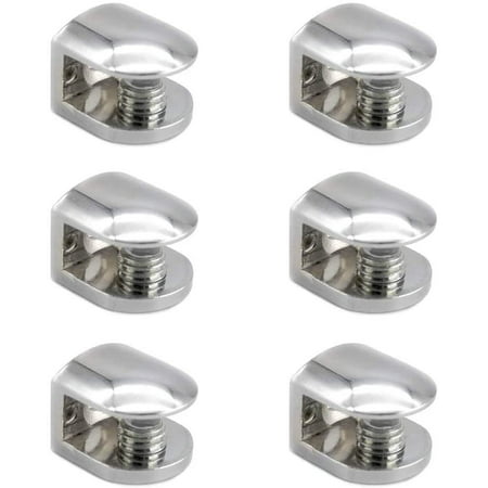 FanShow 6Pcs Glass Clamp Bracket Zinc Alloy Adjustable Fixings Holder ...