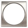 Westbrass Square Shower Tile with Round Drain Cover and Crown Ring ...