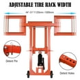 Hydraulic Cylinder Lift Jack With 2 Ratchet Belts for Zero Turn Radius ...