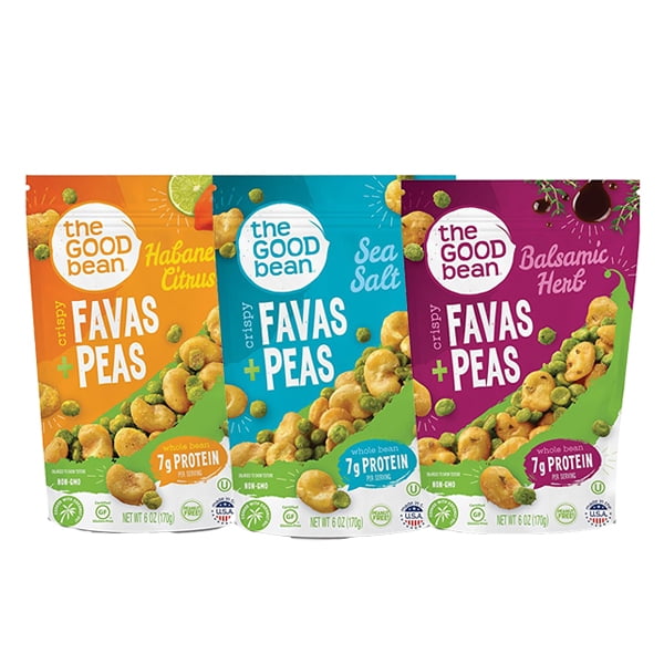 The Good Bean 3 Flavors Variety Pack 6 oz Bags - Pack of 6 - Walmart ...