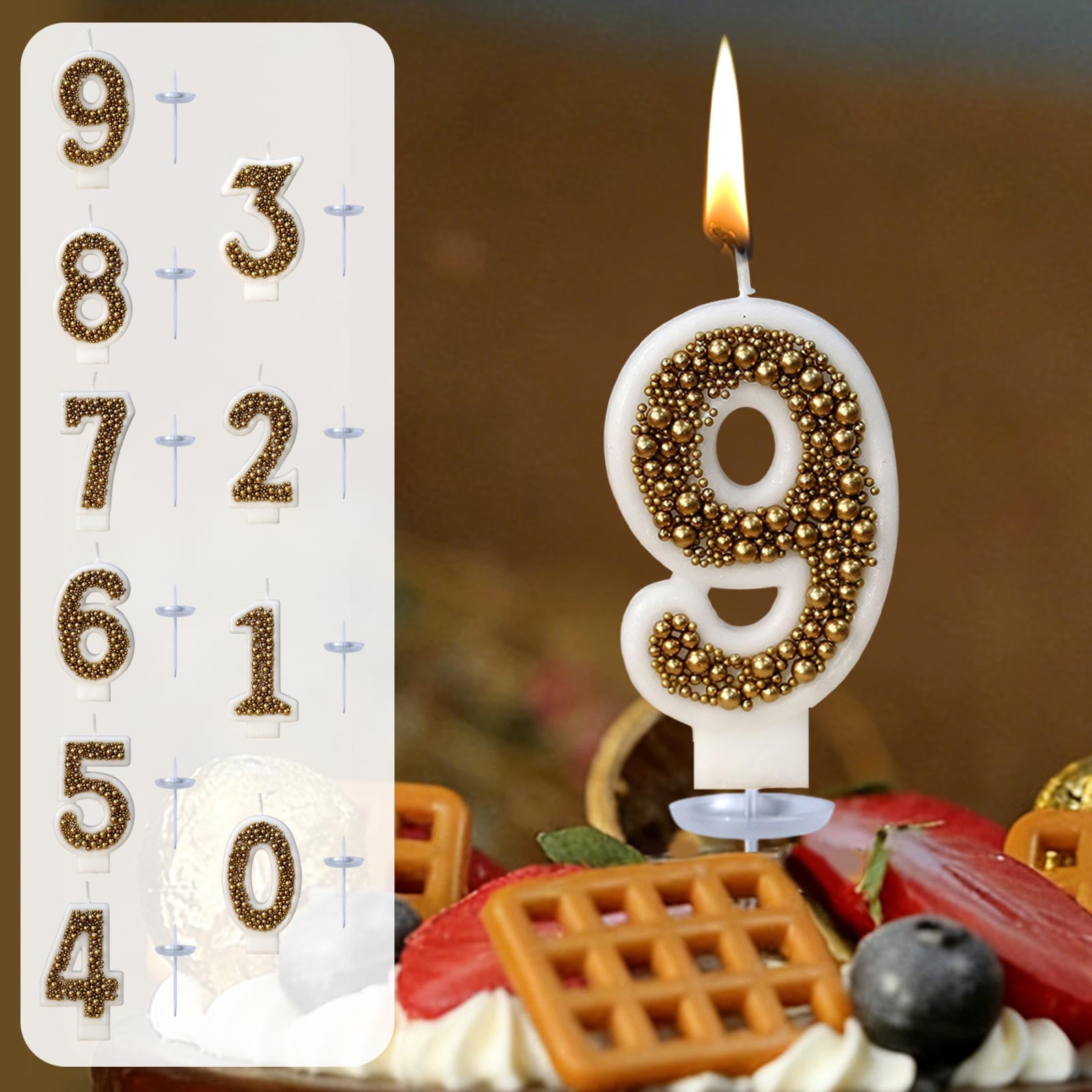 Click here for Blaxill Birthday Candles  Cake Decorations  Gold N... prices