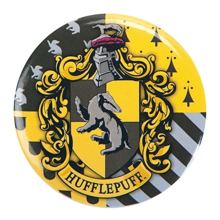 Monogram - Harry Potter Hufflepuff Symbol 1.5 inch Pinback Button ...