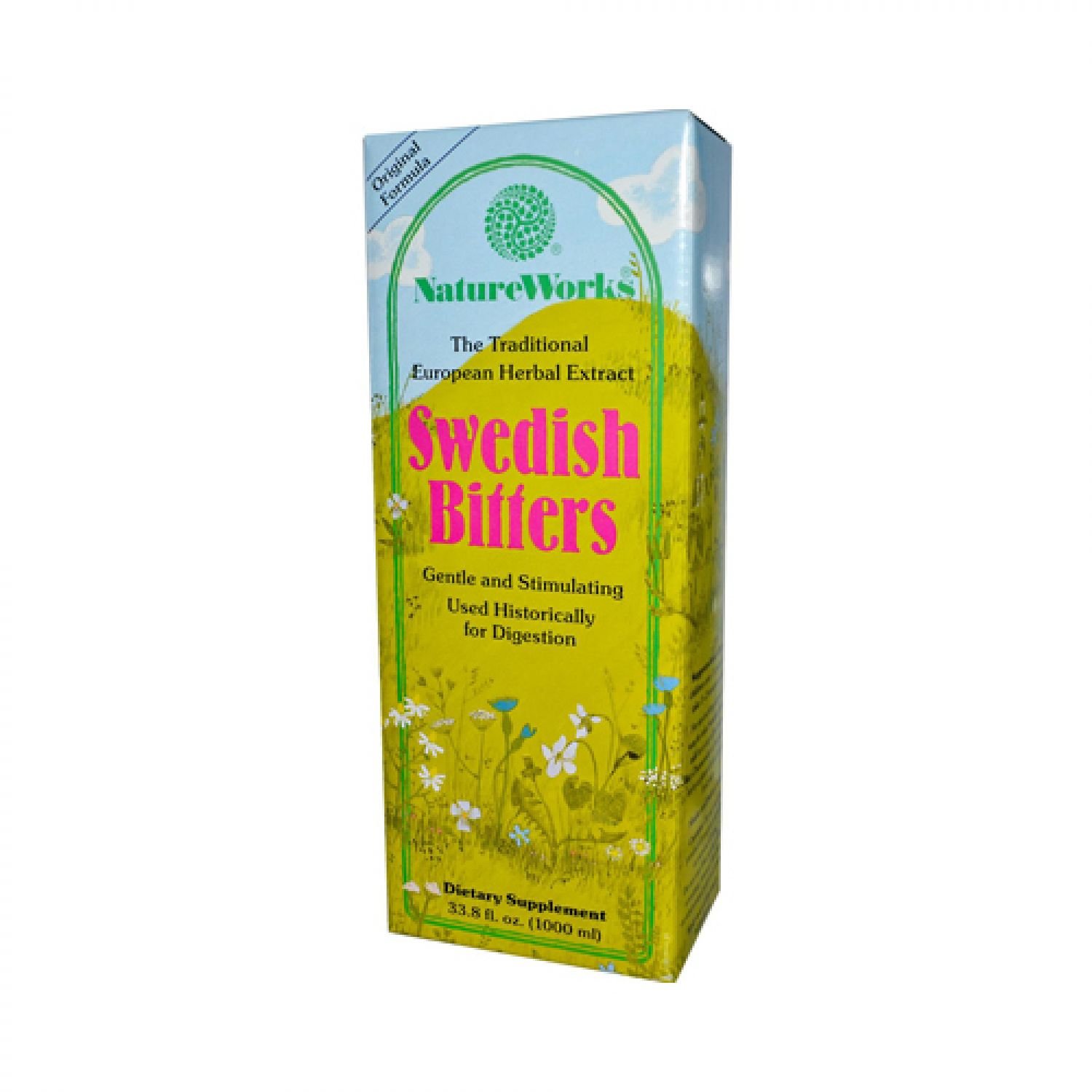 Suplemento Nature Works Swedish Bitters Liquid, 1 unidad | Bodega ...