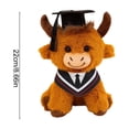 8'' Highland Cow Plush,Weighted Highland Cow Stuffed Animal,Emotional ...