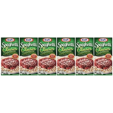 Kraft Spaghetti Classics Tangy Italian, 8 oz, 4-Pack, Tomato Kit ...