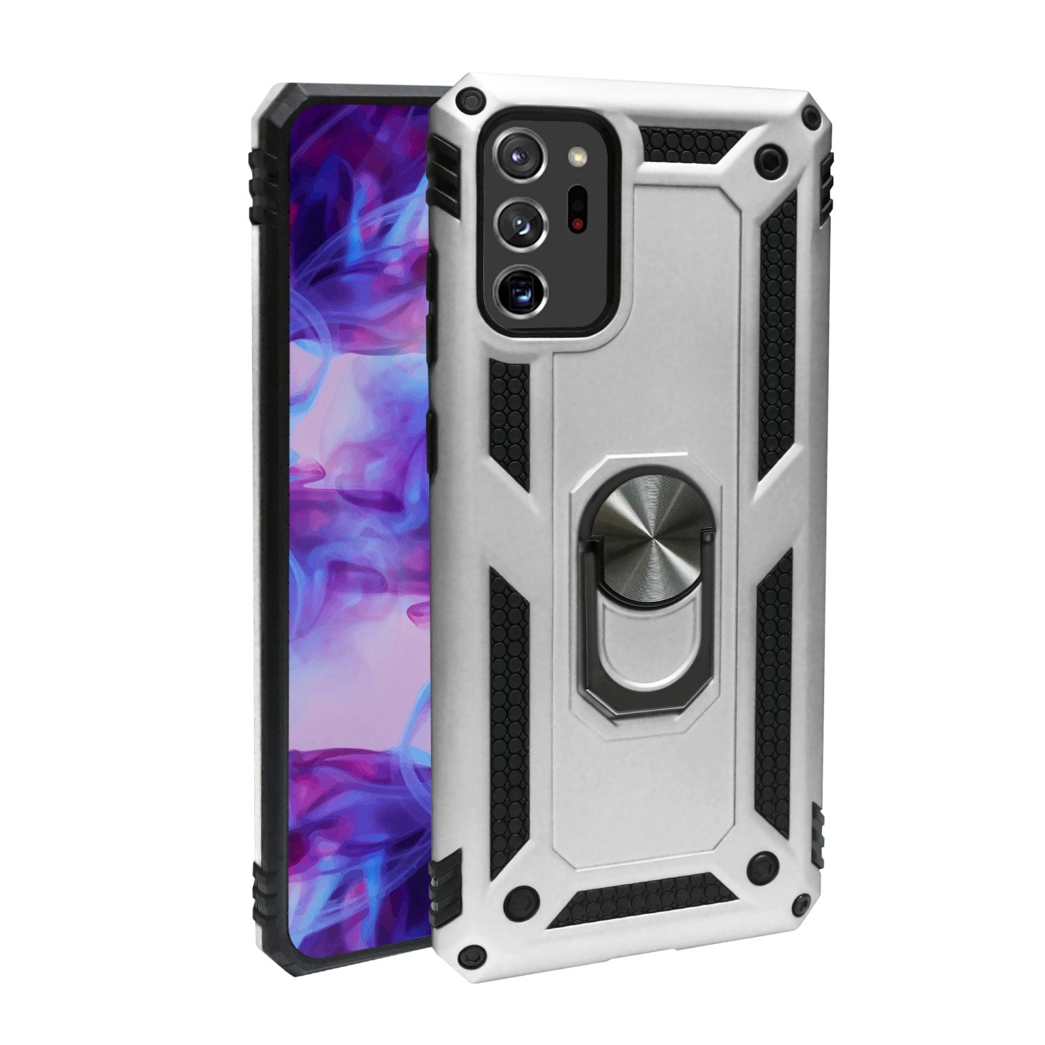 Samsung Galaxy Note 20 Ultra Case - Heavy-Duty, Ring Holder - Walmart.com
