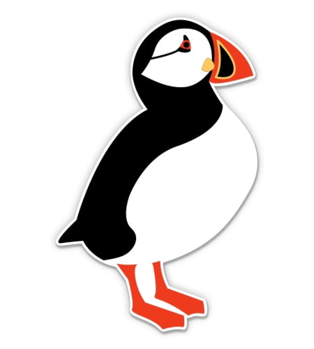 Puffin - 12" Vinyl Sticker Waterproof Decal - Walmart.com