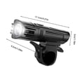 USB Rechargeable Bike Super Bright Bicycle Front Light LED for Night ...