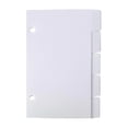 SeekLGT White Mini Folder with 5 Count Lined Index Cards and Dividers ...