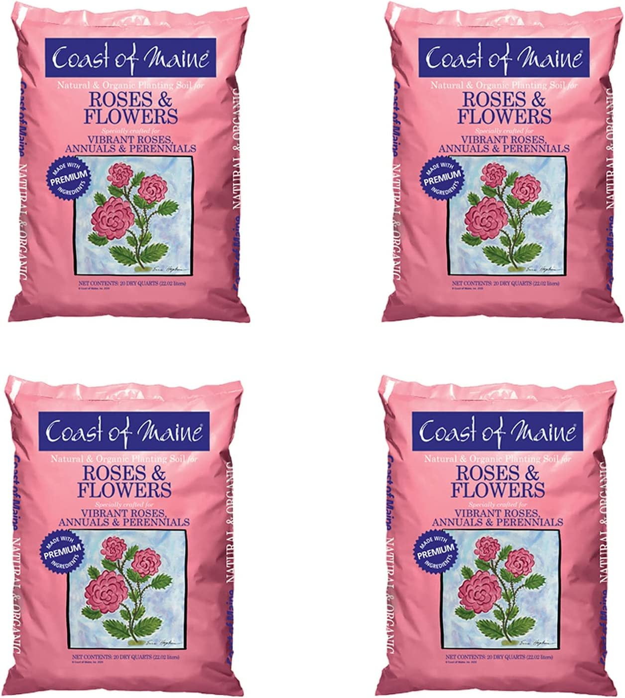 Coast of Maine Organic Natural Gardening Compost Potting Planting Soil ...