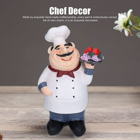 Chef Figurine Decor Living Room Chef Decorations Crafts for Coffee Shop ...