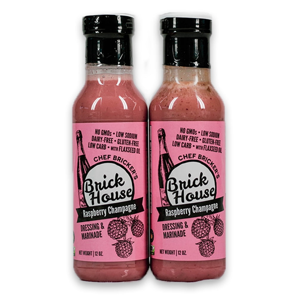 Brick House Vinaigrette's Raspberry Champagne salad dressing & marinade ...