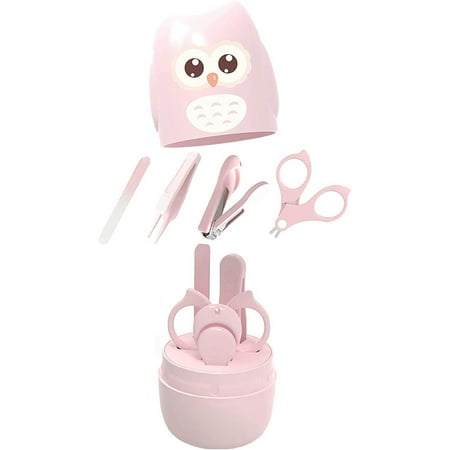 Baby Nail Kit, 4-in-1 Baby Nail Care Set with Cute Case, Baby Nail ...
