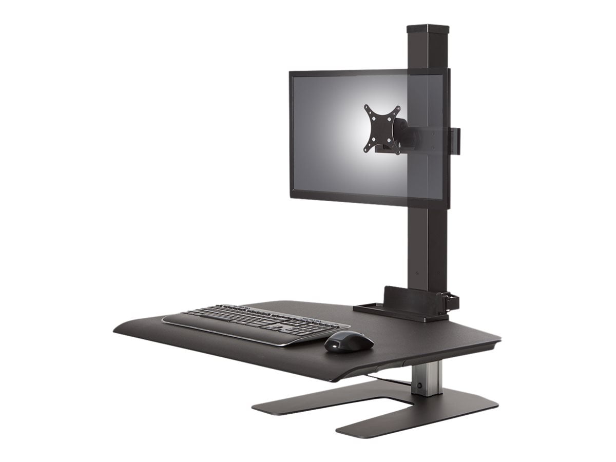 Innovative Office Products Single Monitor Freestanding Sit Stand ...