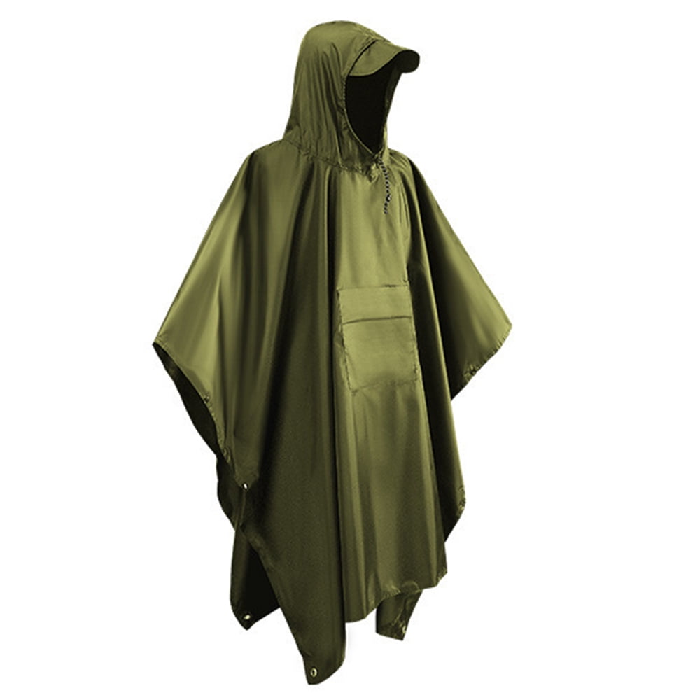 Portable cape raincoat Nondisposable one-piece raincoat Multifunctional ...