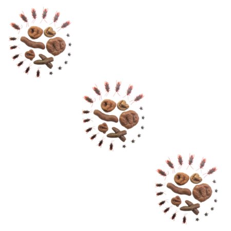 tredstone 1/2/3/5 24piece Realistic Fake Poop Simulation For Pranks ...