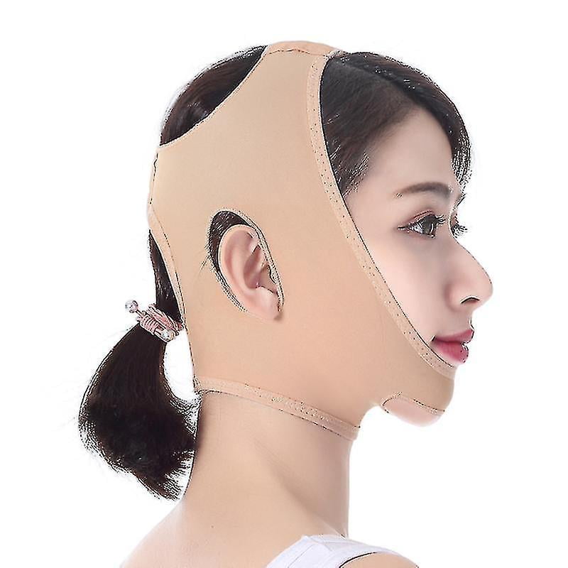 Lift Double Chin V Face Instrument Sleep Bandage Mask Facial Massager V ...