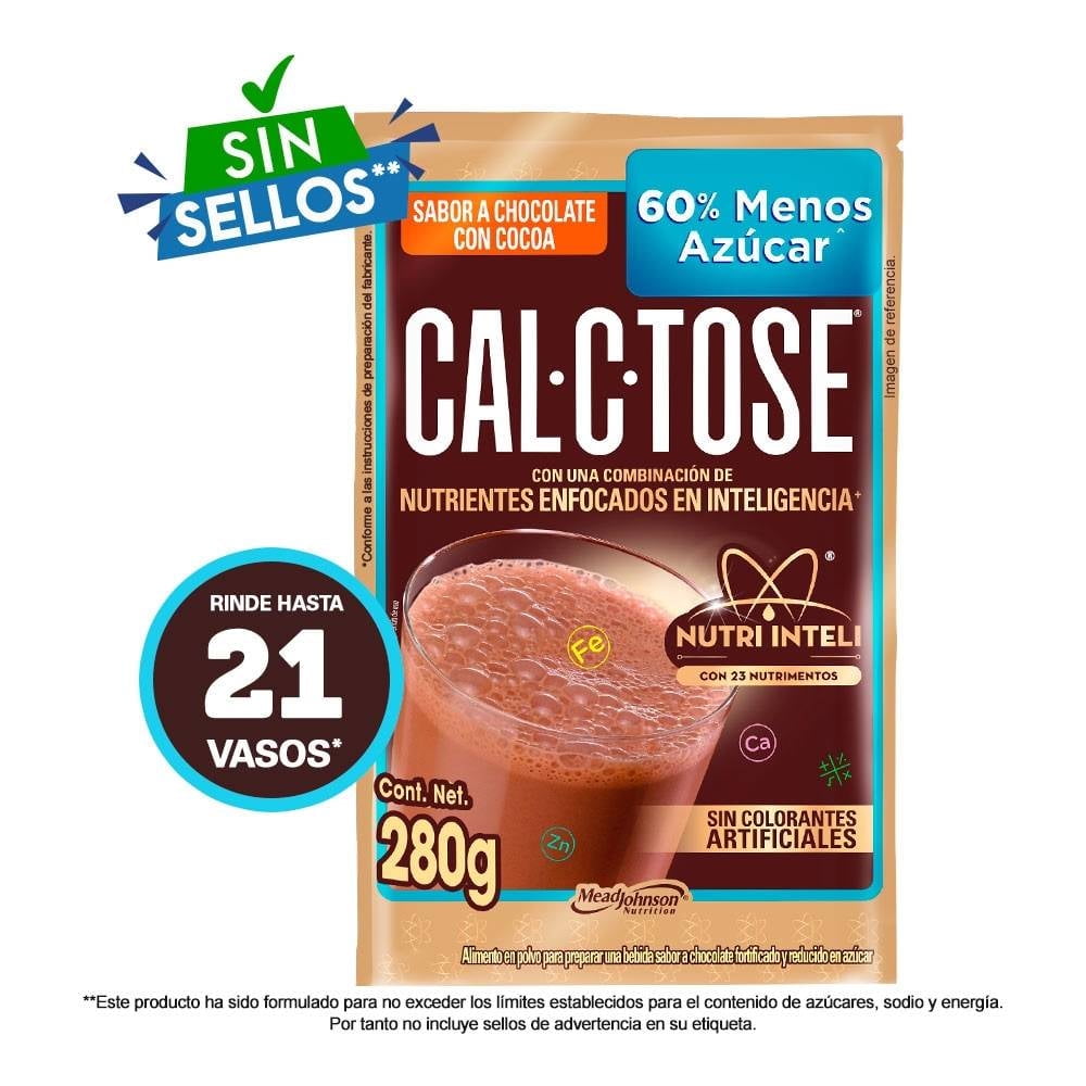Chocolate en polvo Cal C Tose 60% Menos Azúcar 280 g | Bodega Aurrera ...