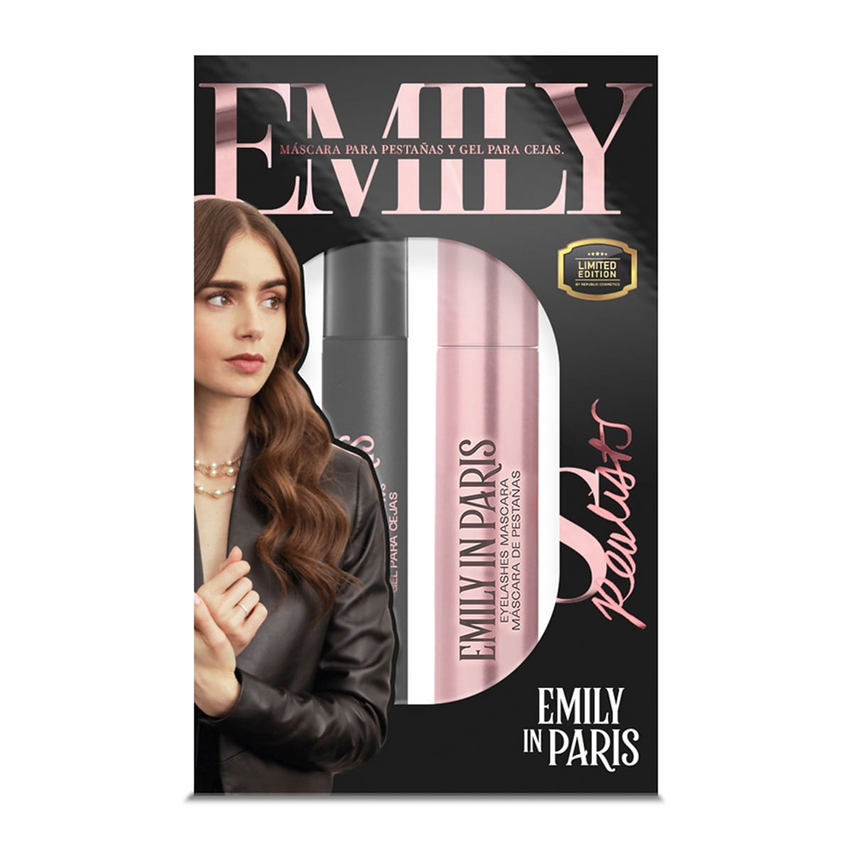Set de máscara para pestañas y gel para cejas EMILY IN PARIS | Walmart ...