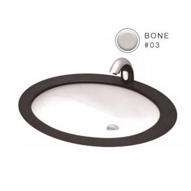 Toto Reliance Commercial 20" Drop In Bathroom Sink with 3 Holes Drilled ...