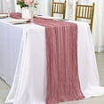 3 Packs Cheesecloth Table Runners Boho Gauze Table Runner 35 x 120 ...