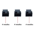 4Pin Pwms Fan Splitter Cable Supports 3pcs 3pin/4pin Fan for PC ...