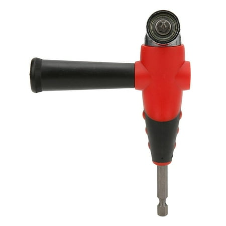 ANGGREK Electric Screw Driver Adapter,1/4-Inch 105 ° Angle Adapter ...