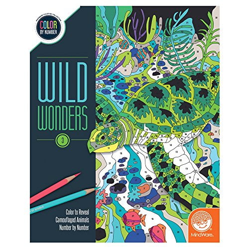 Click here for Mindware Color By Number Wild Wonders (Book 3) prices