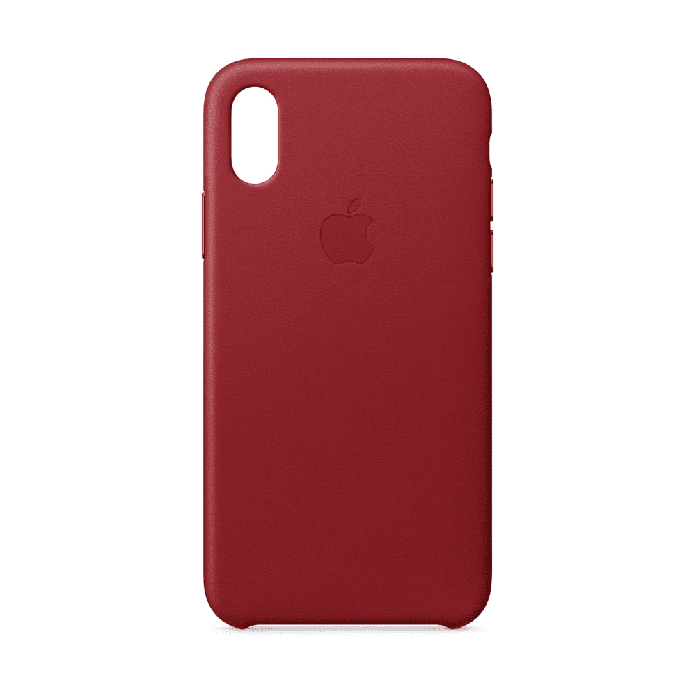 Apple Leather Case for iPhone X - (PRODUCT) Red - Walmart.com - Walmart.com