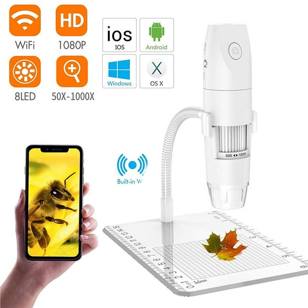 freestylehome 1000X Wireless Digital Microscope Camera WIFI Handheld ...